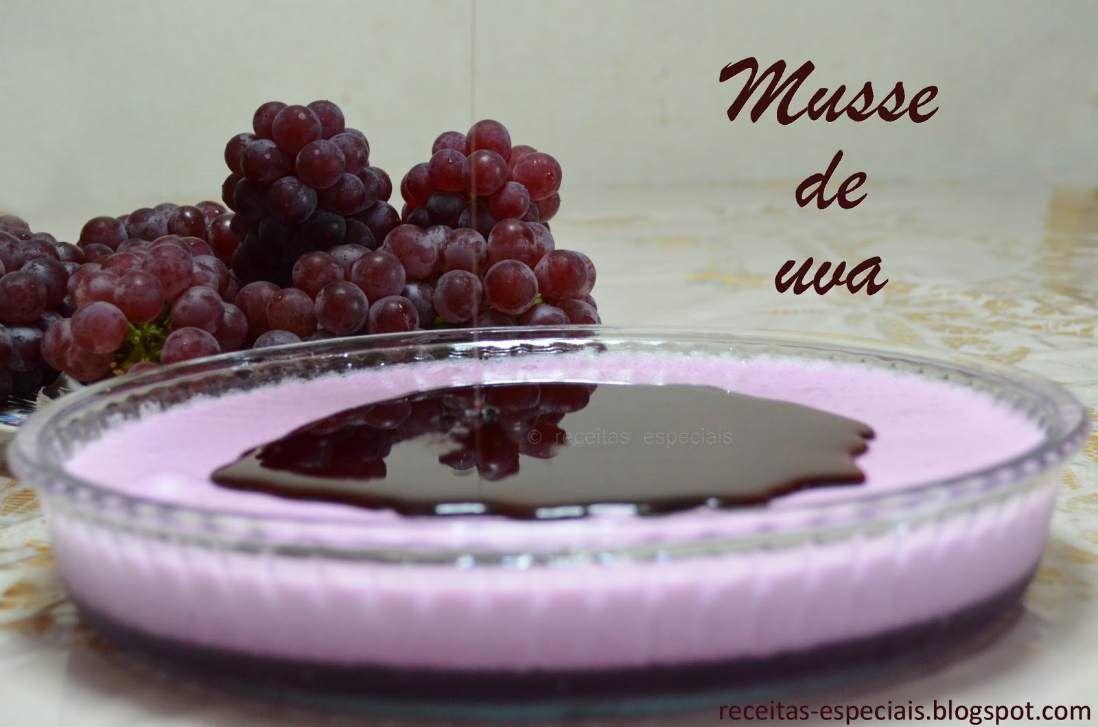 Musse de uva | Receita rápida e simples de fazer