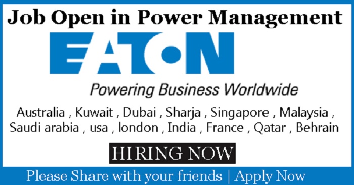 Latest #Jobs At #Eaton 2017 Dubai-Saudi-Qatar apply now | jobi club