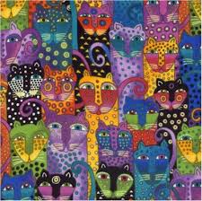 Quilted Fabric Art : laurel burch