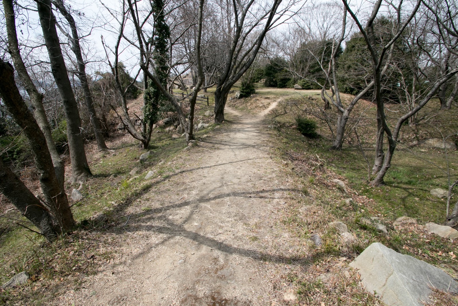 Shimotsui Castle -Castle looking down straight and bridge- | Japan ...