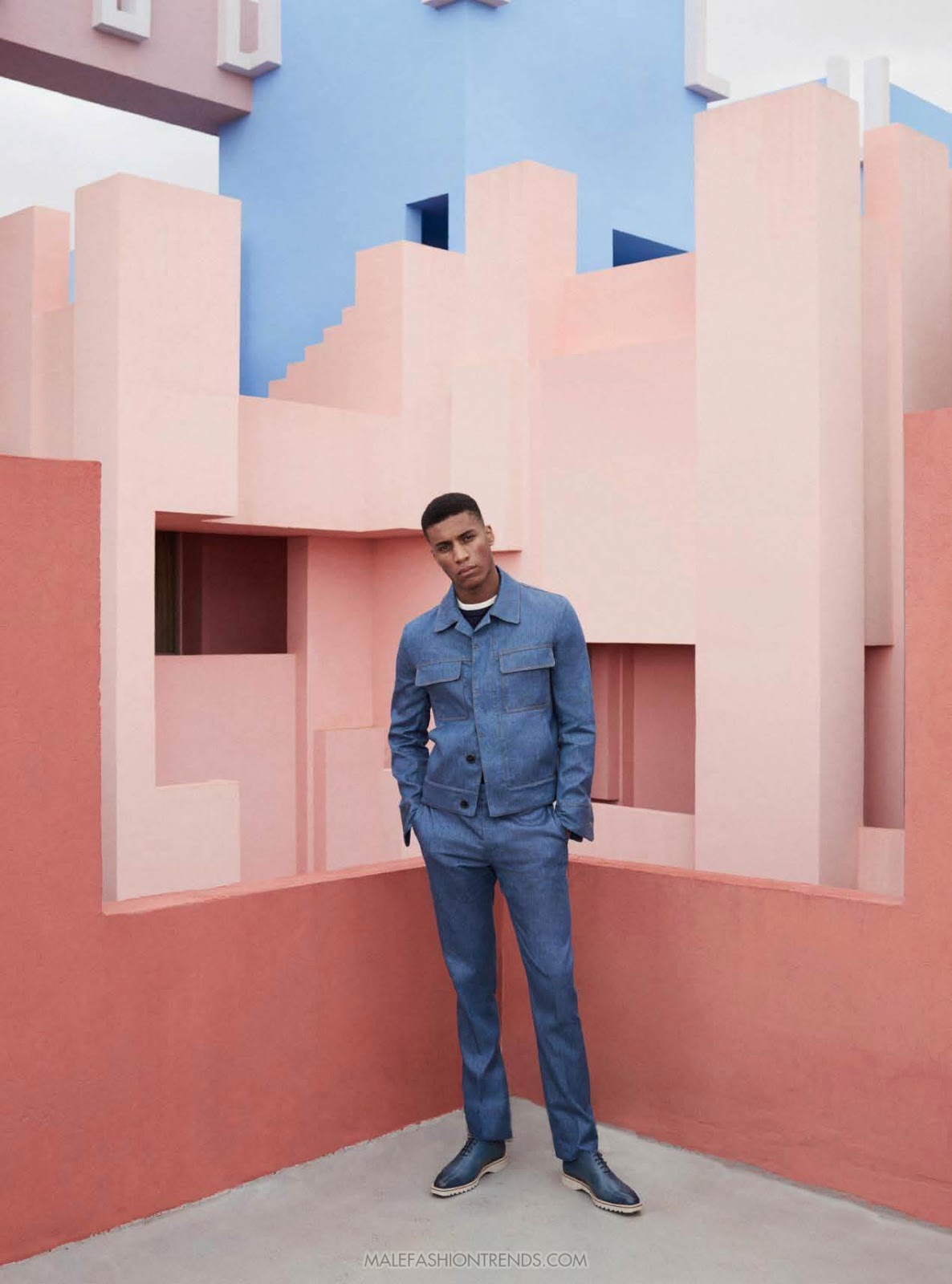 Joshua Payne y John Meadows para Esquire UK por Jon Gorrigan