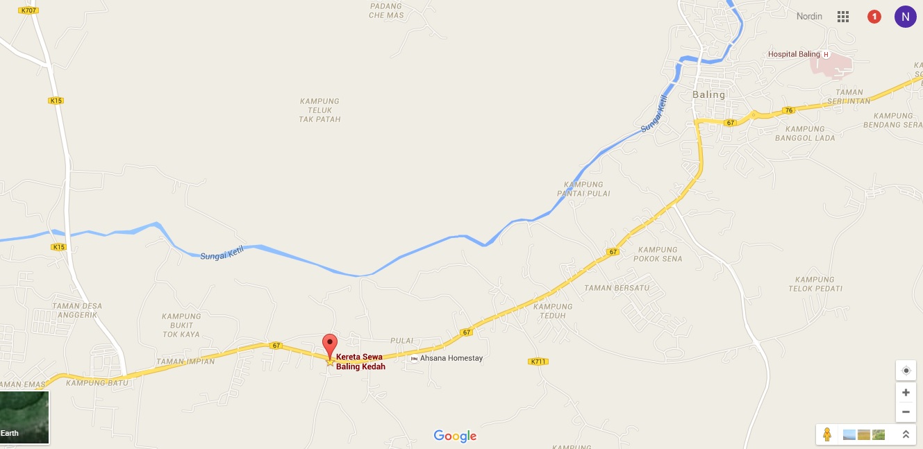 Kereta Sewa Baling, Kedah: January 2014