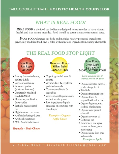 Real Food - Real Life - Real Fun