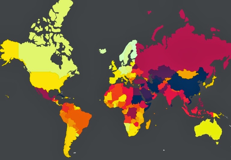 Tamerlane's Thoughts: Reporters Without Borders 2014 Press Freedom Index