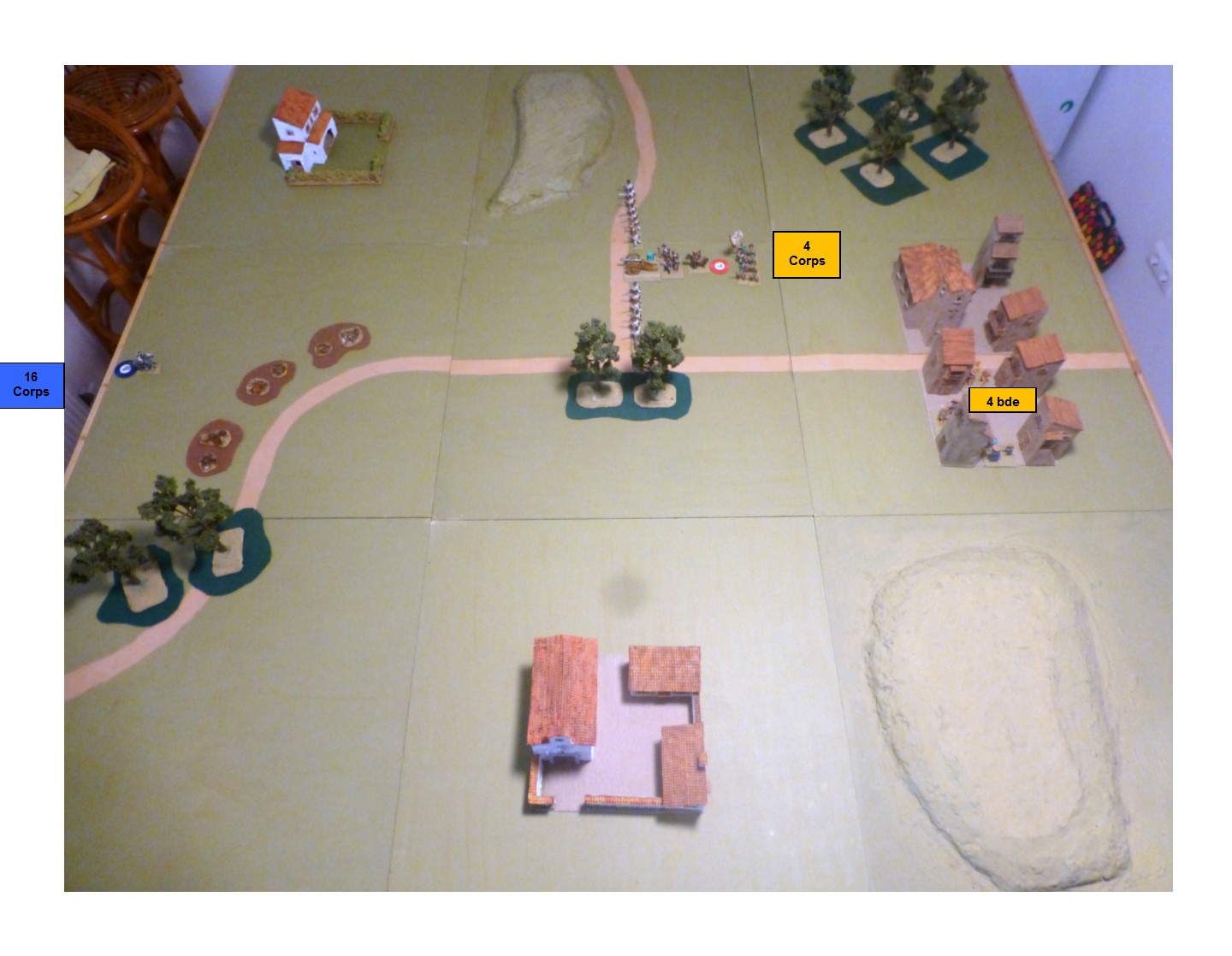 napoleonic wargaming: The Wargames Table