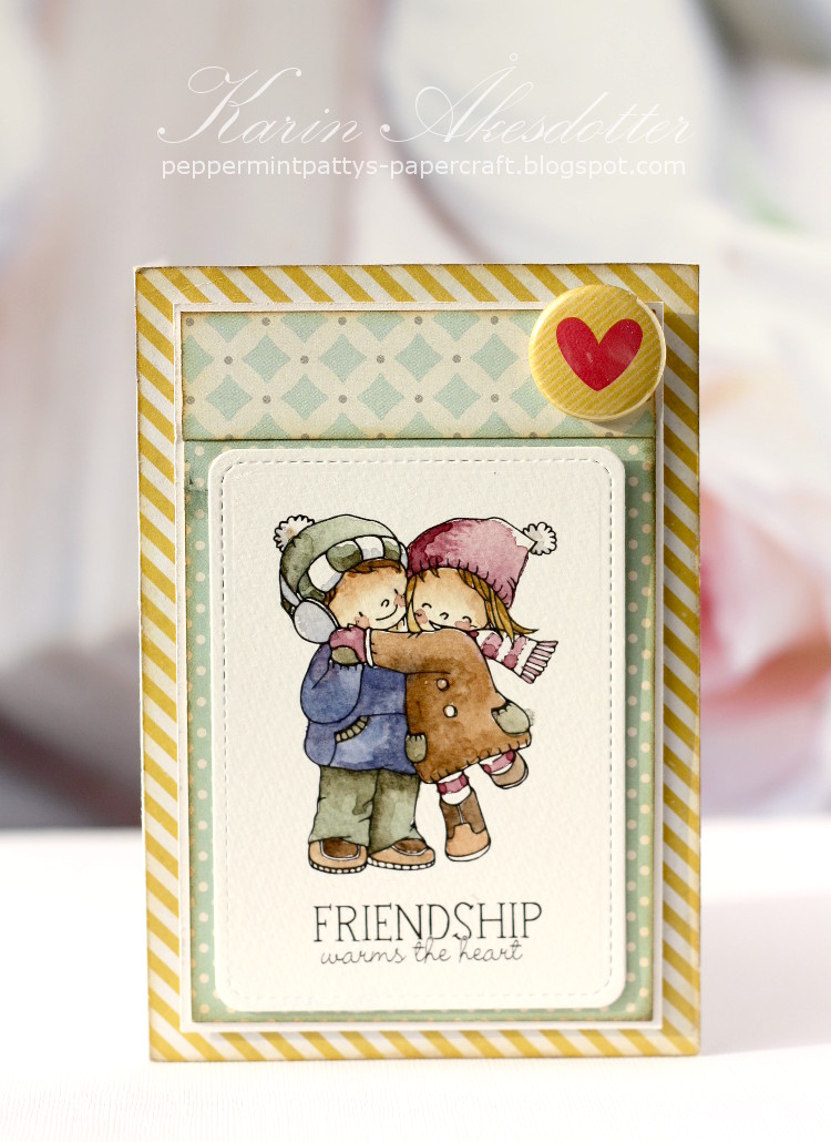 Peppermint Patty's Papercraft: Friendship warms the heart