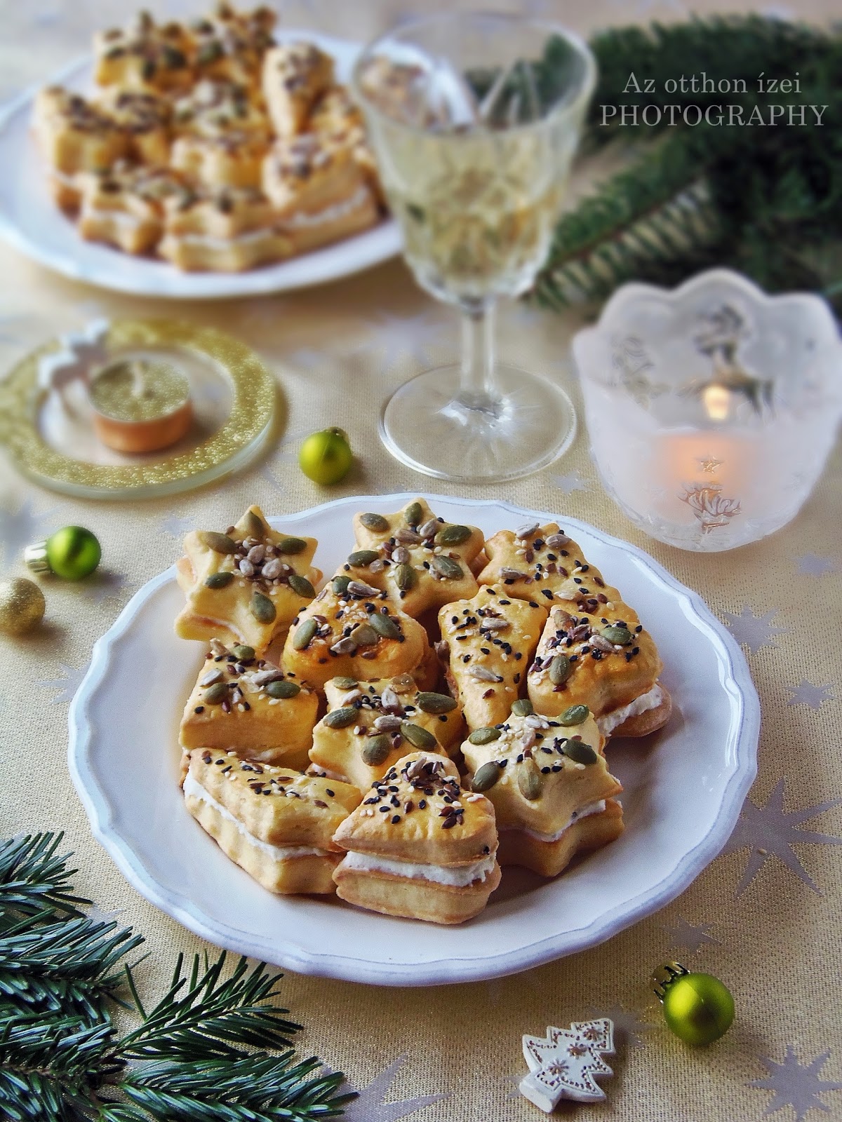 Az otthon ízei: Magos-juhtúrókrémes karácsonyi kekszek