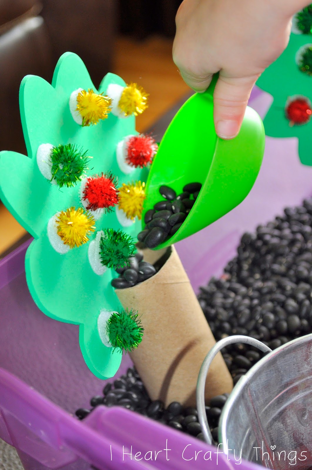 Apple Orchard Sensory Bin - I Heart Crafty Things