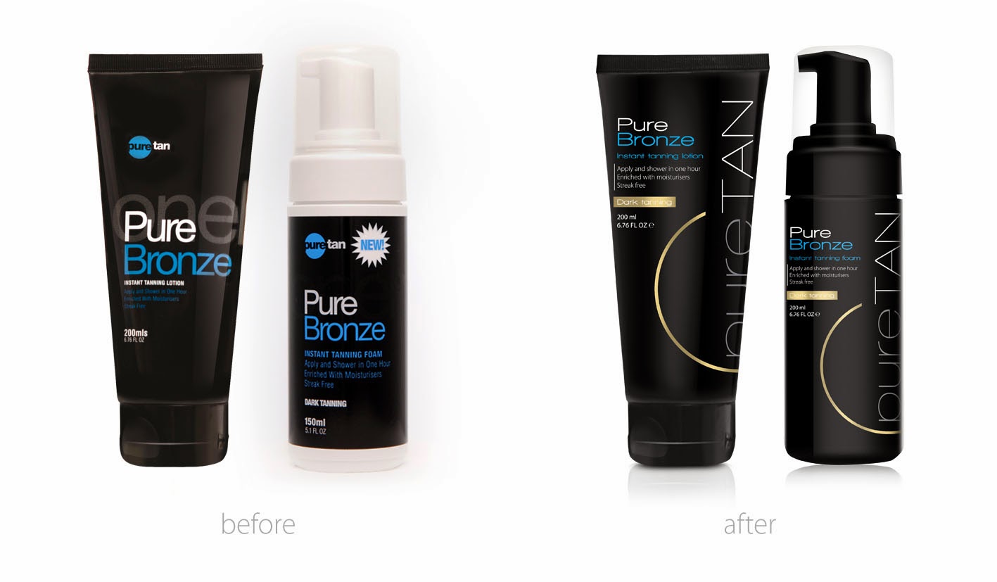 PureTAN’s Pure Bronze Tanning Range (Redesigned) – Packaging Of The World