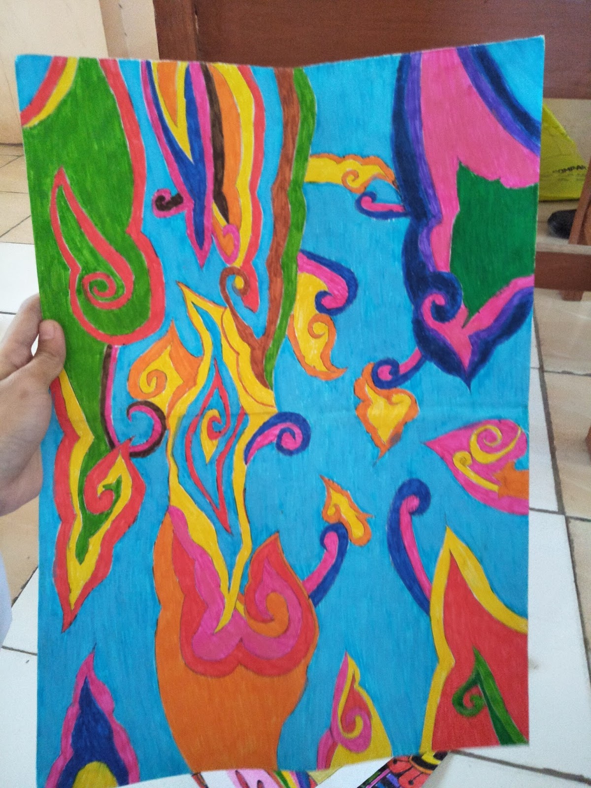 Pelita Bandung Raya(PBR): gambar batik full color