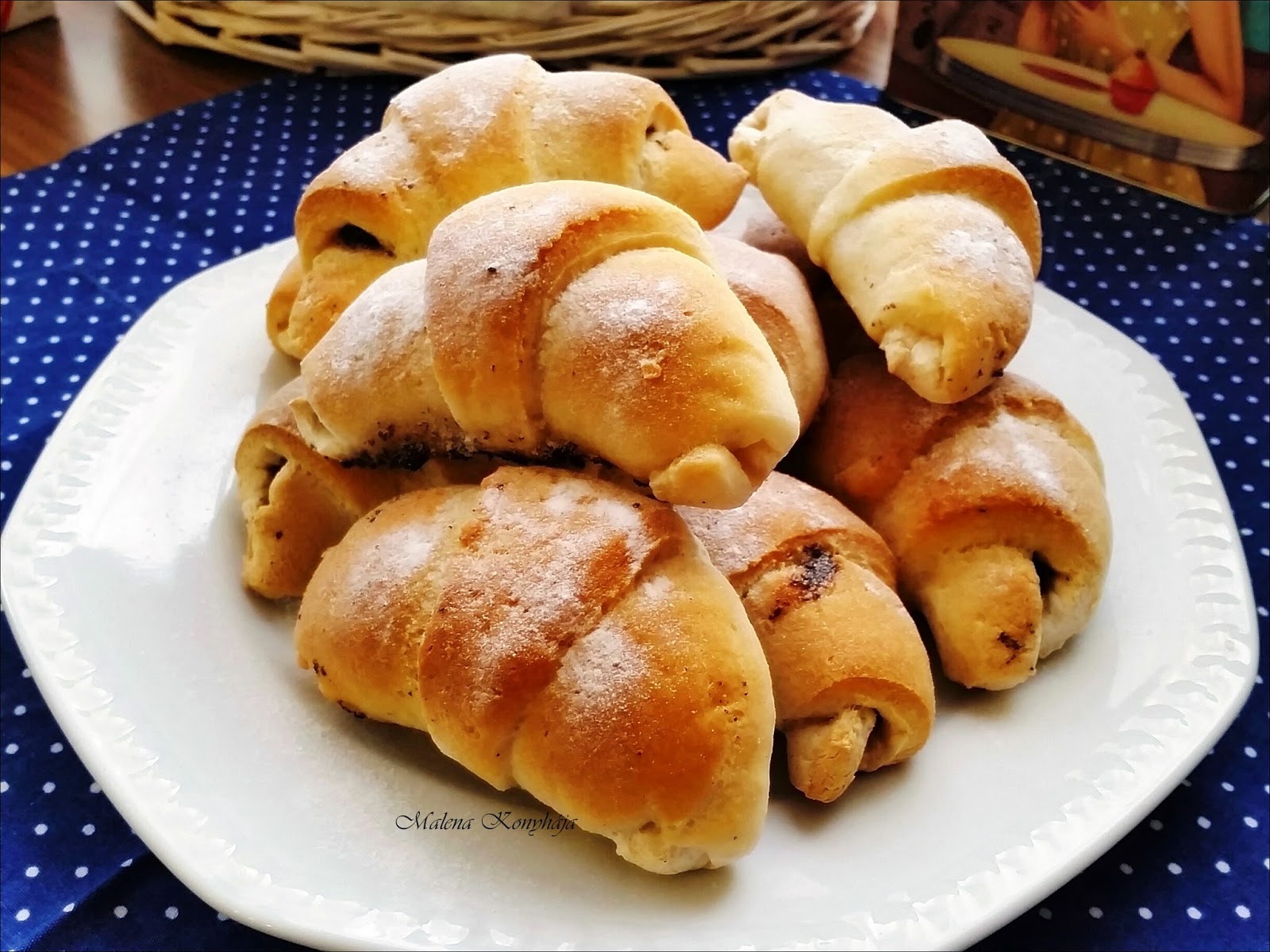 Malena Konyhája: Mákos kifli tej tojás és gluténmentesen