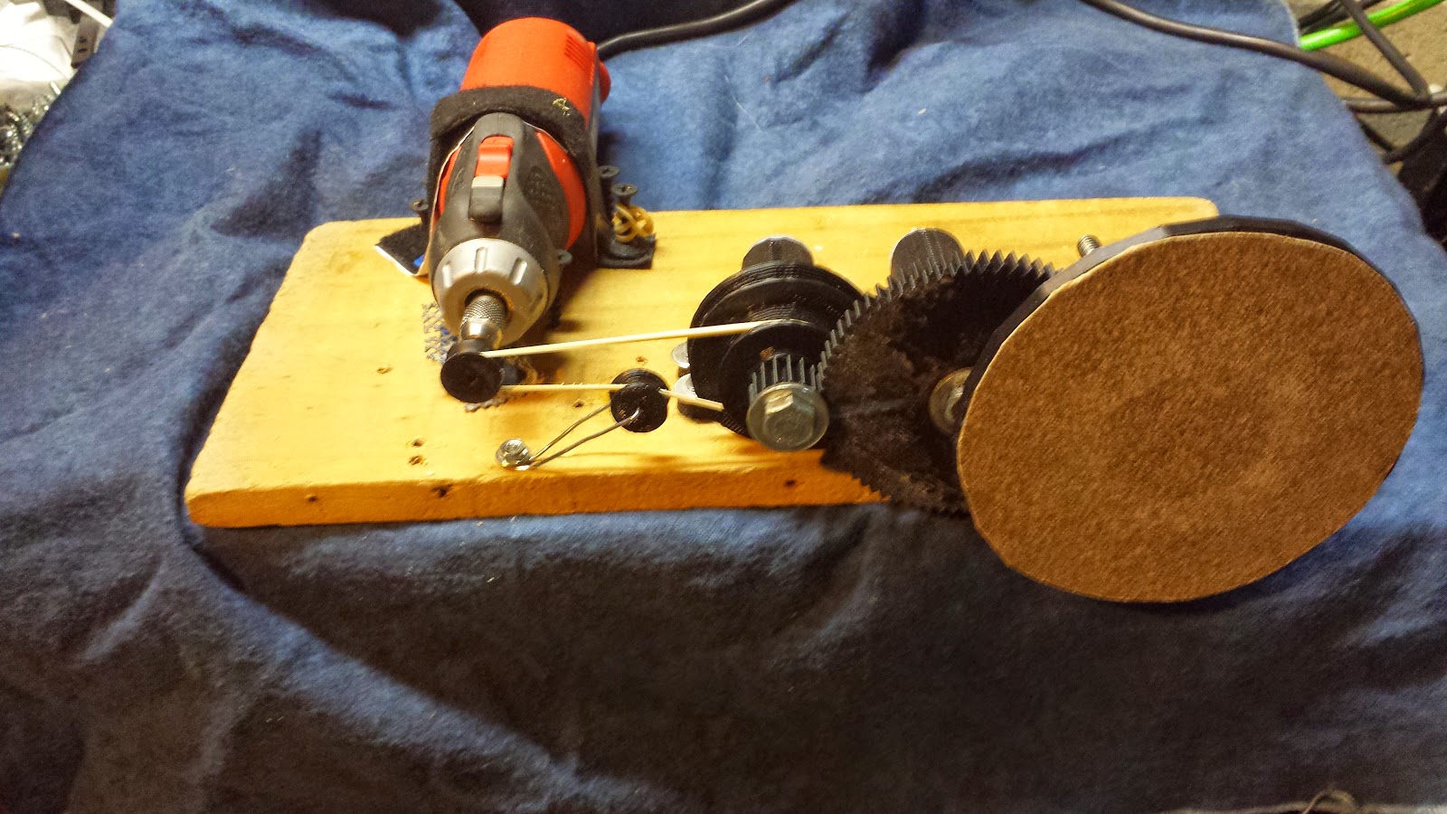 GOC's 3D Printed Creations: Rotary (Dremel) powered table sander