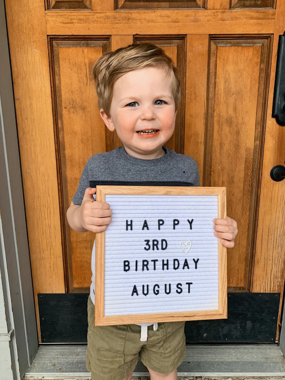 The Laura Blog: A Letter to August on his 3rd Birthday