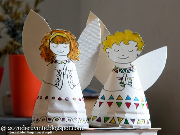 Îngerași din farfurii de hârtie - 2070 de cuvinte