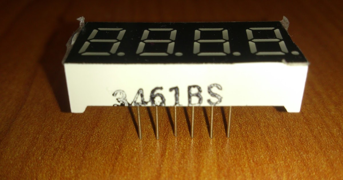 Display de 4 Digitos de 7 Segmentos