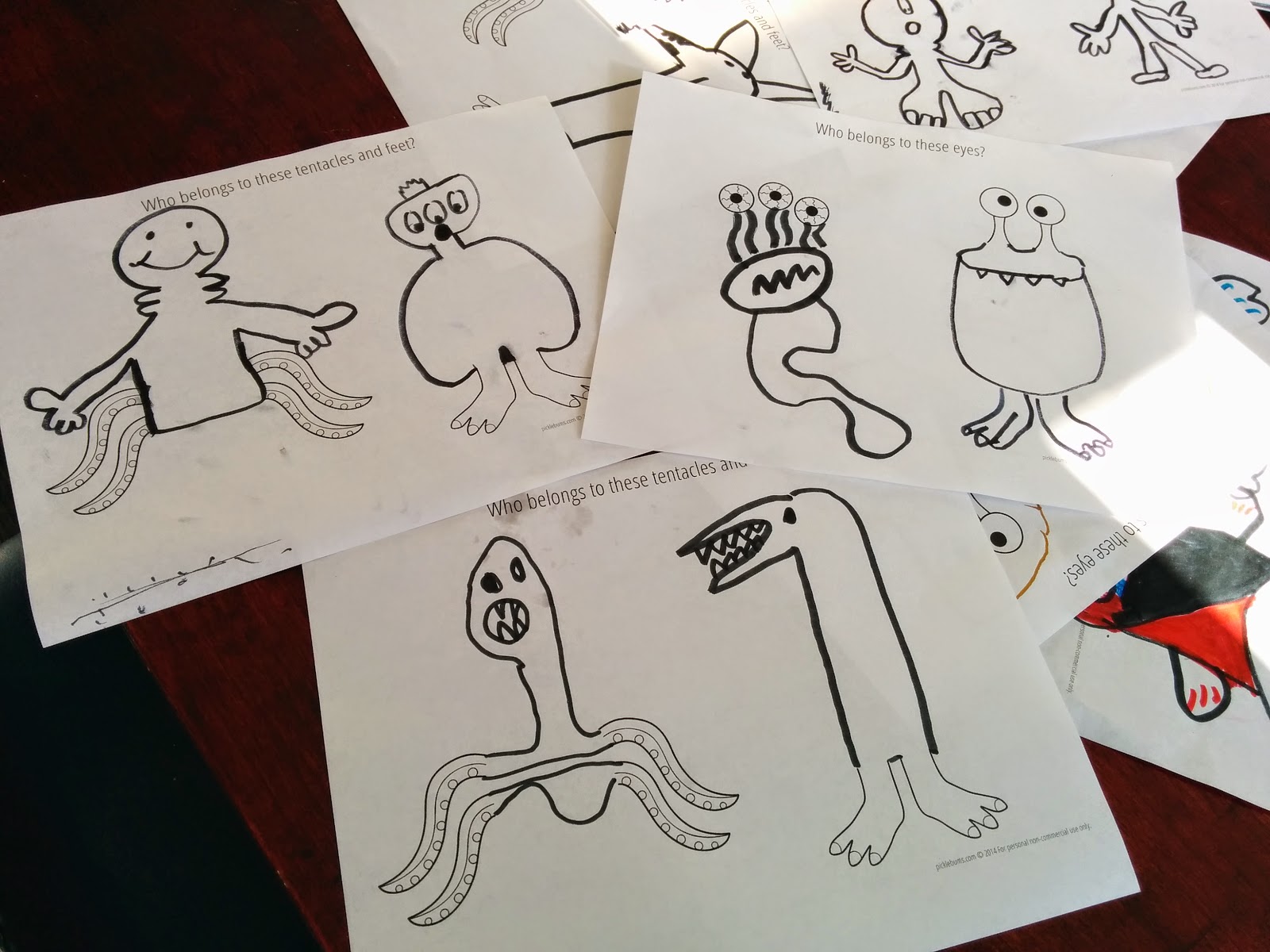 life is fun: Pinterest Success - printable monster drawing prompts