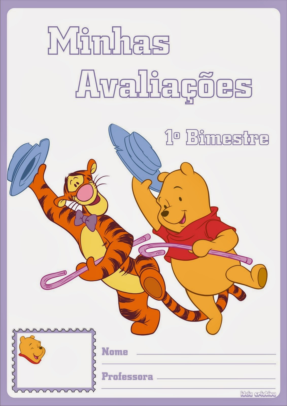 Capa De Caderno Para Imprimir Educação Infantil - FDPLEARN