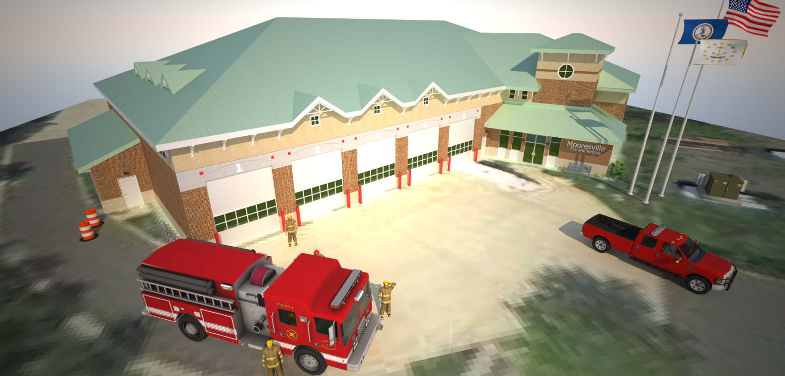 IONIC DEZIGN STUDIOS: Fire Station Designs