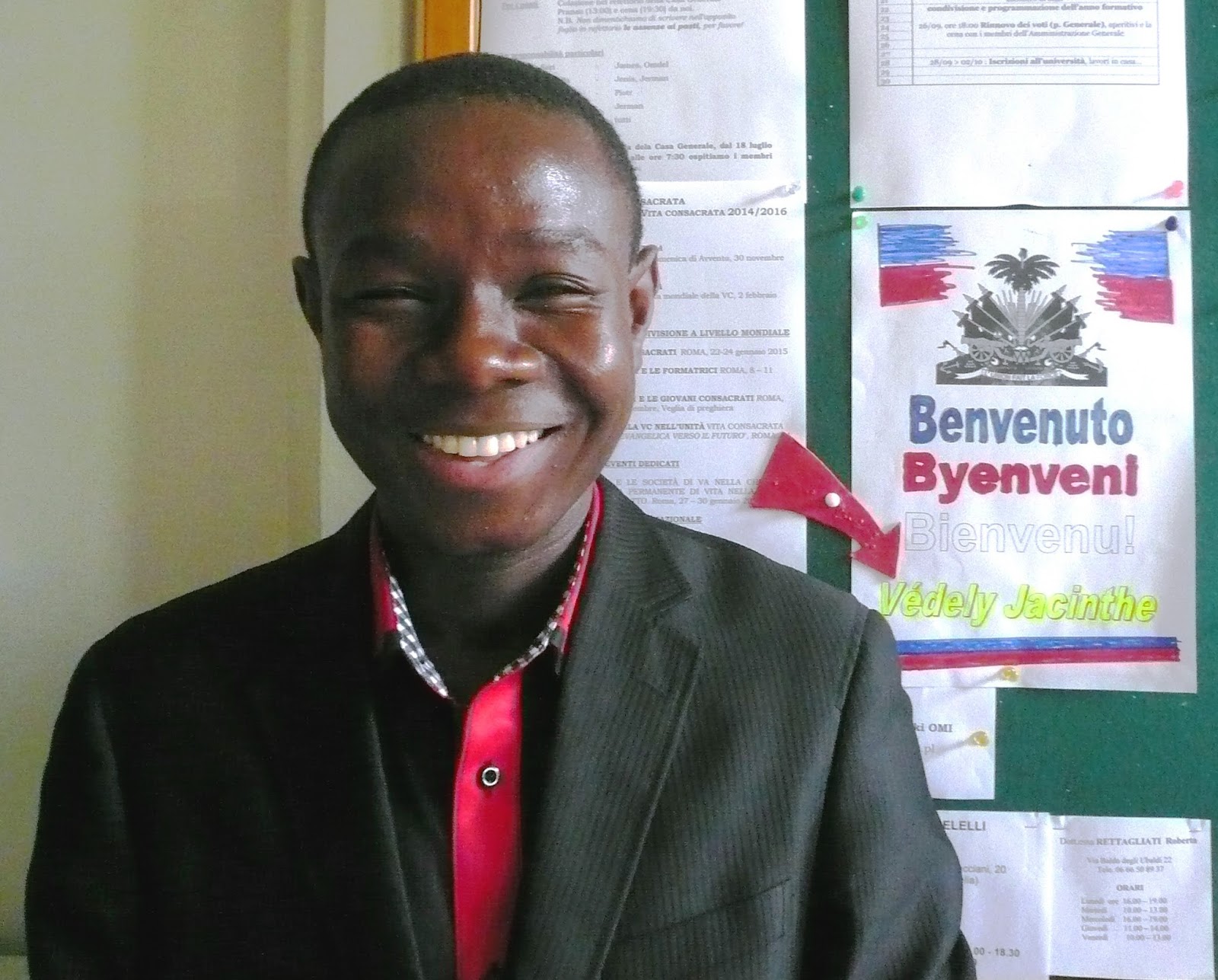 Scolasticato OMI Roma: Védely, Byenvini!