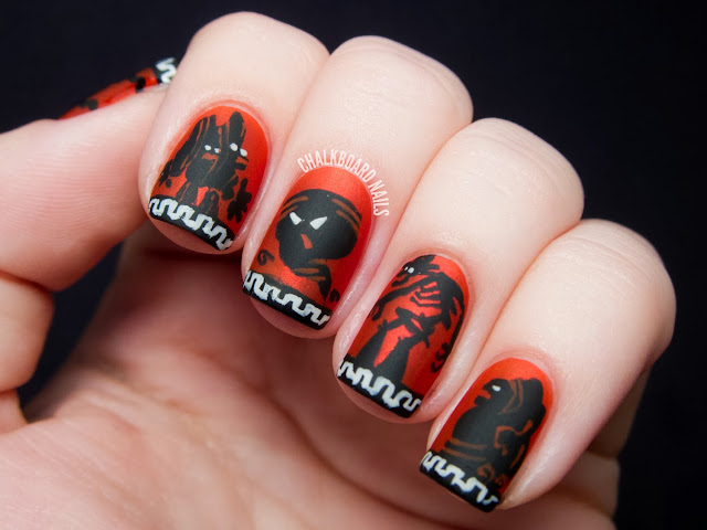 31DC2013 Day 23: Inspired by a Movie (Hercules) | Chalkboard Nails ...