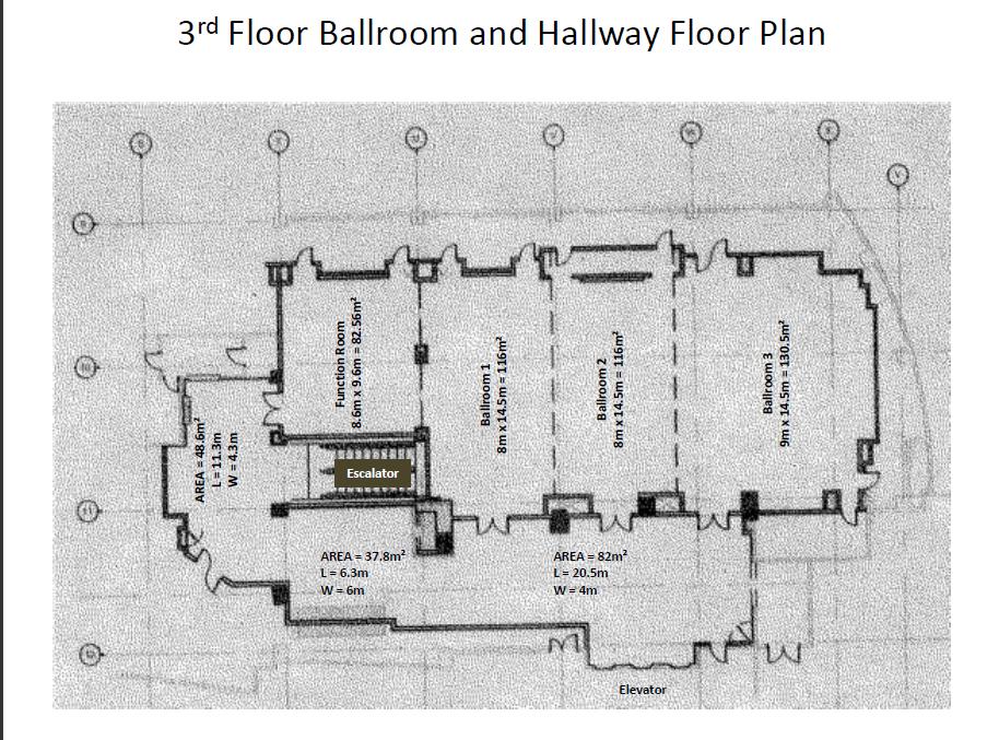 Marist Graduation Ball: Ballroom Floor Plan - Eastwood Richmonde Hotel