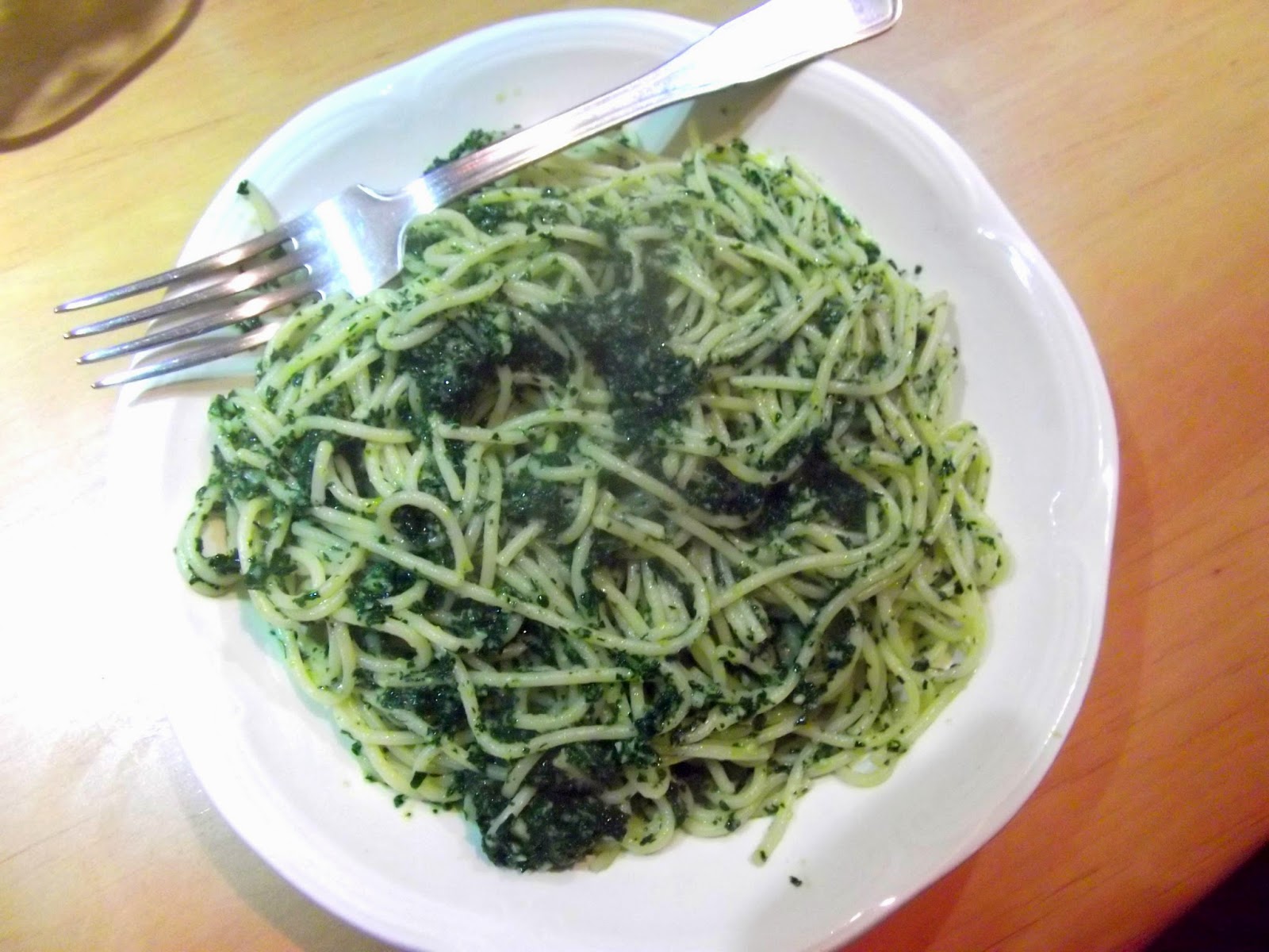 Magnon's Meanderings: Green Pasta?