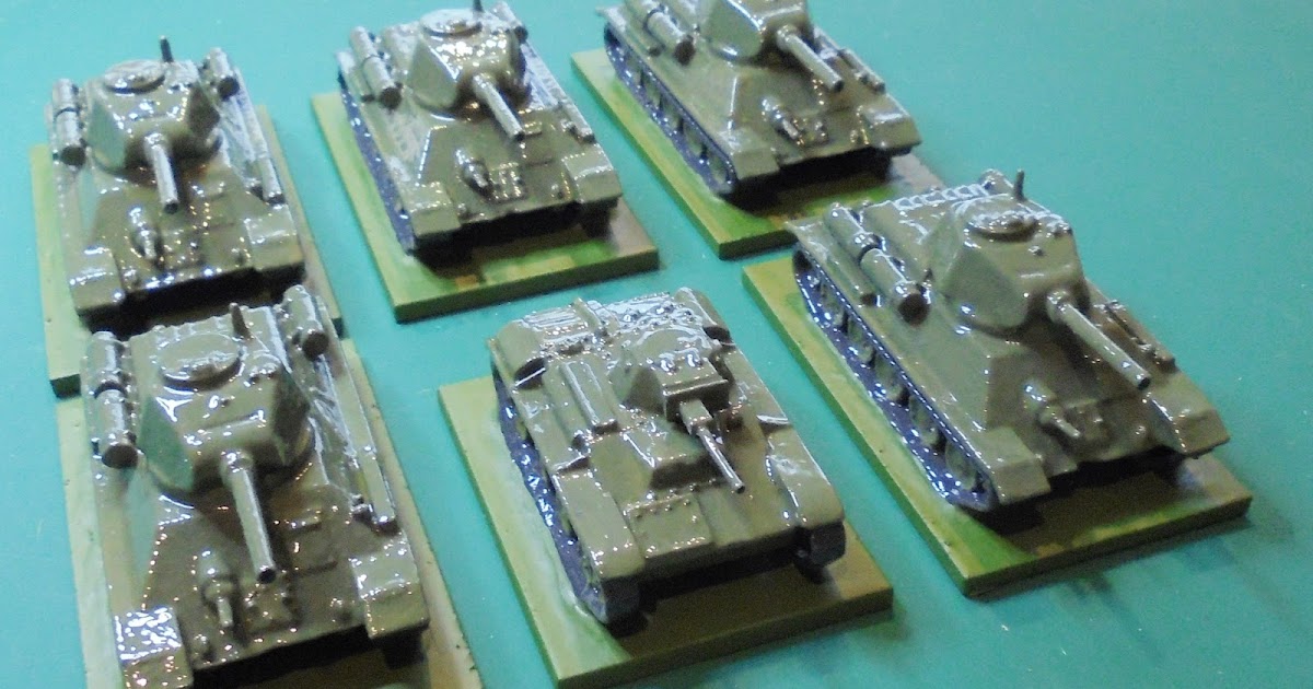Wargaming Miscellany: Some renovated 20mm-scale Russian World War Two tanks
