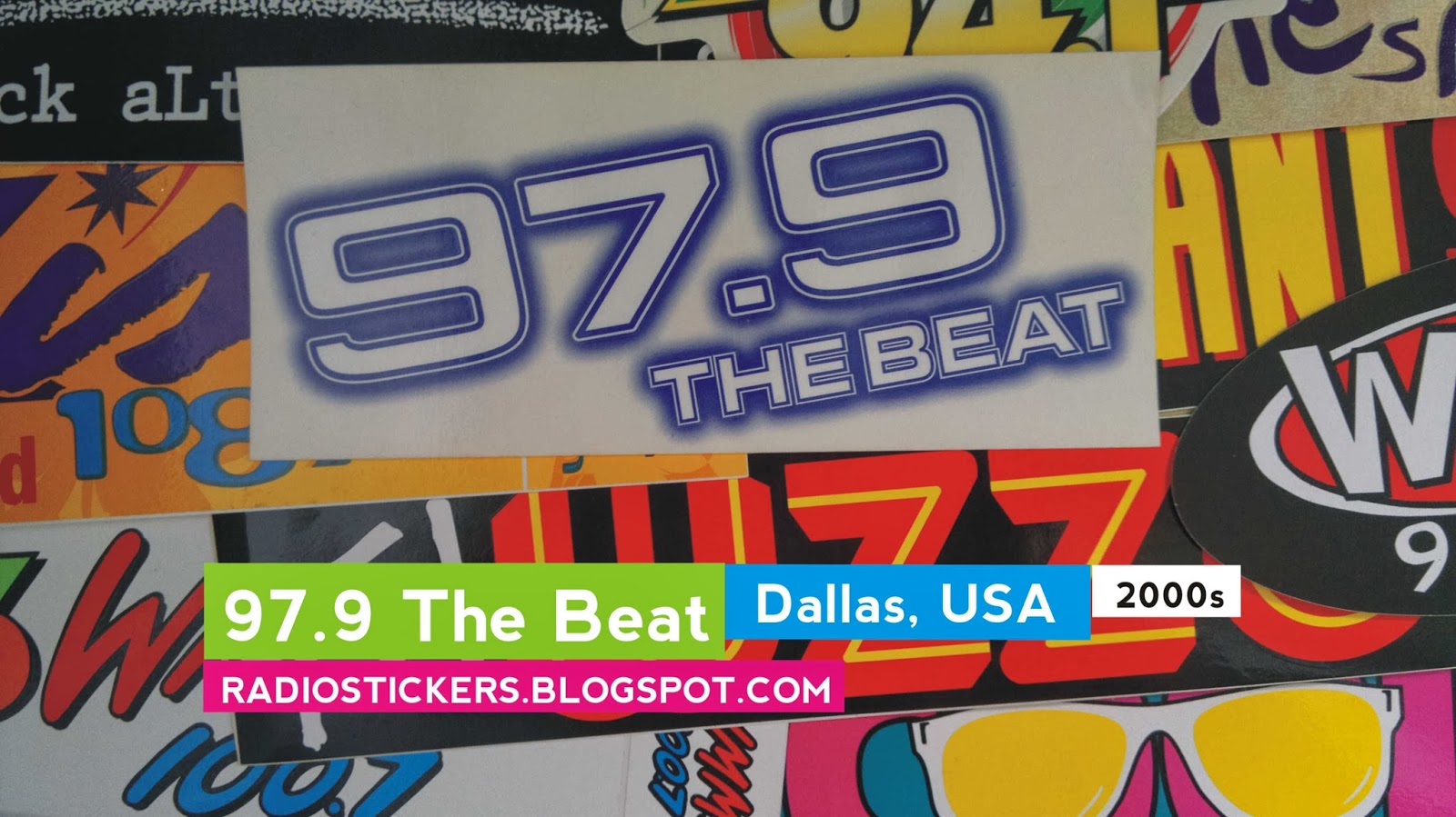 RADIO station stickers... and more!: 97.9 The Beat, Dallas (2000s, 2013)