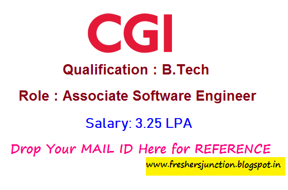 CGI Off Campus for freshers as Associate Software Engineer @ Bangalore ~ Freshers Junction