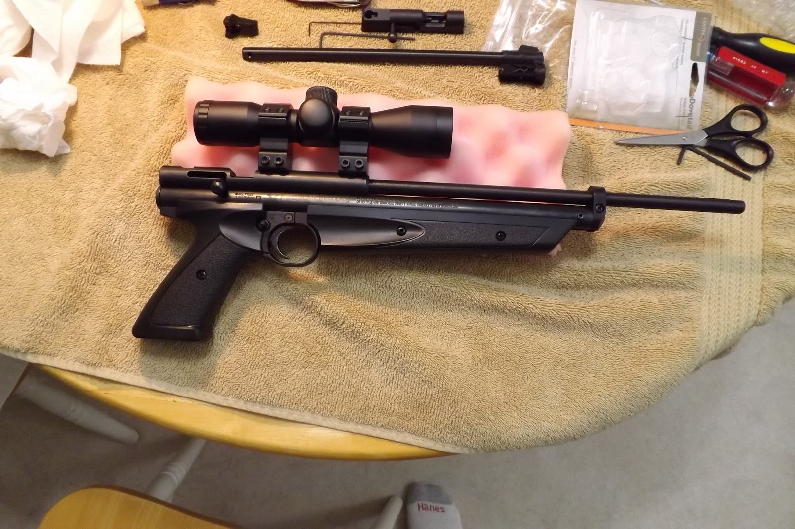 Hugh's Custom Air Guns: Crosman 2289 Backpacker & Some Mods for the P1322