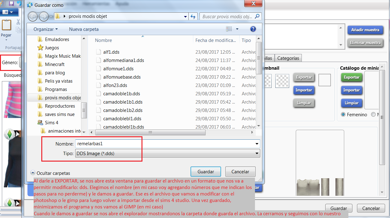 Cómo modificar objetos - Creación de CC