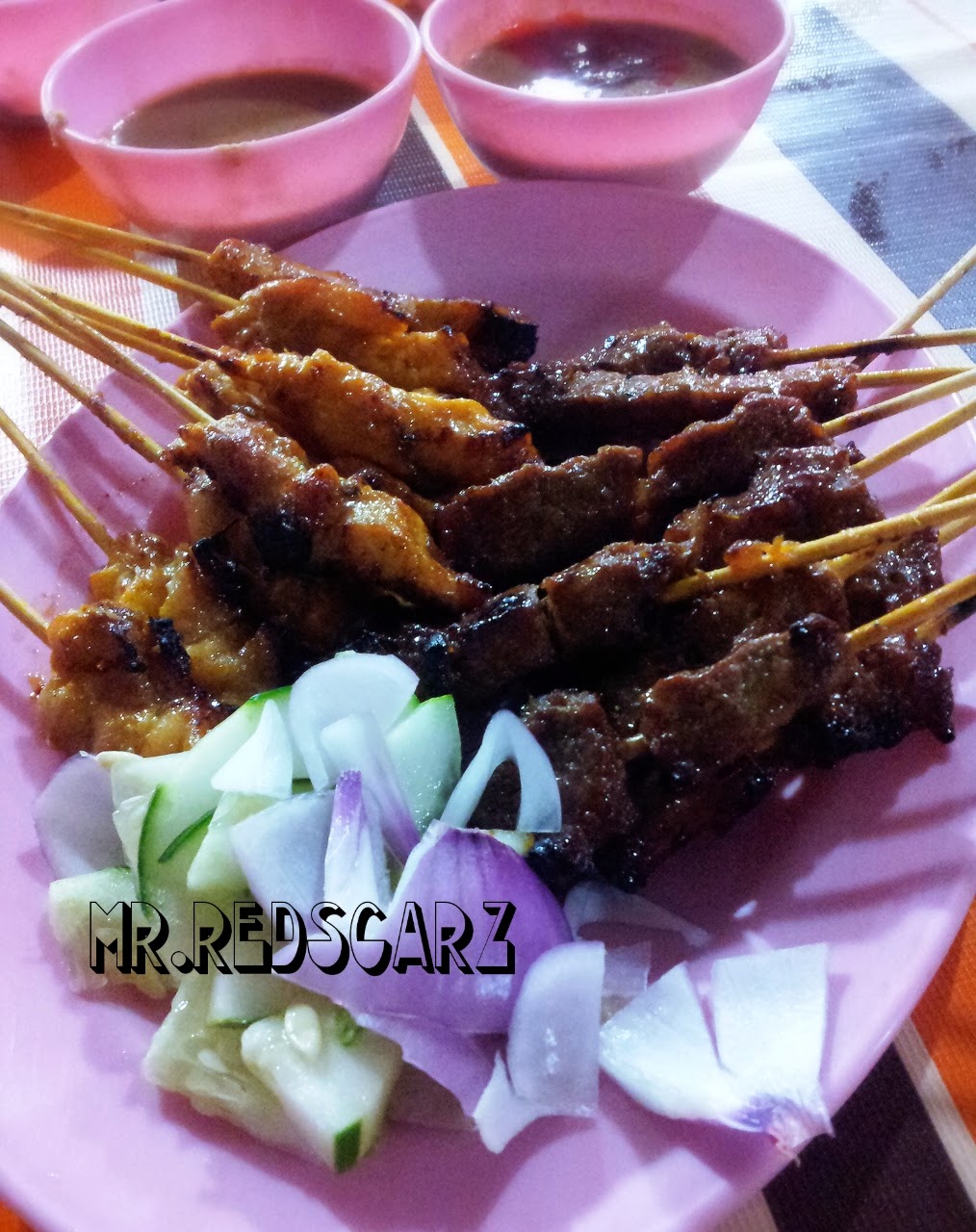 DAUS REDSCARZ: Satay @ Sate Kajang | Mee Bandung Muar | 2 in 1 di Nanding