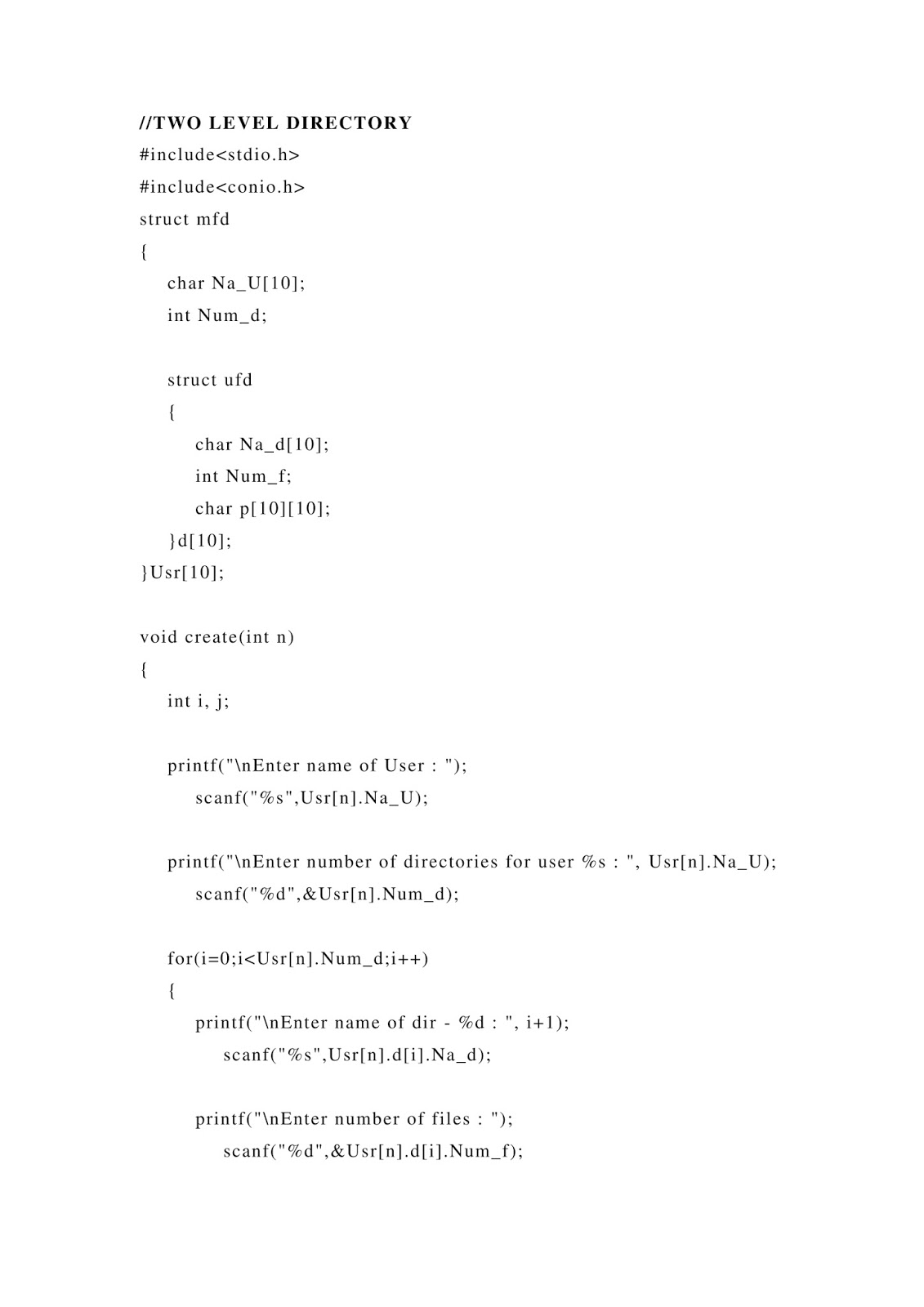 Dr R Anurekha 11 C File Organization Hierarchical Directory Structure