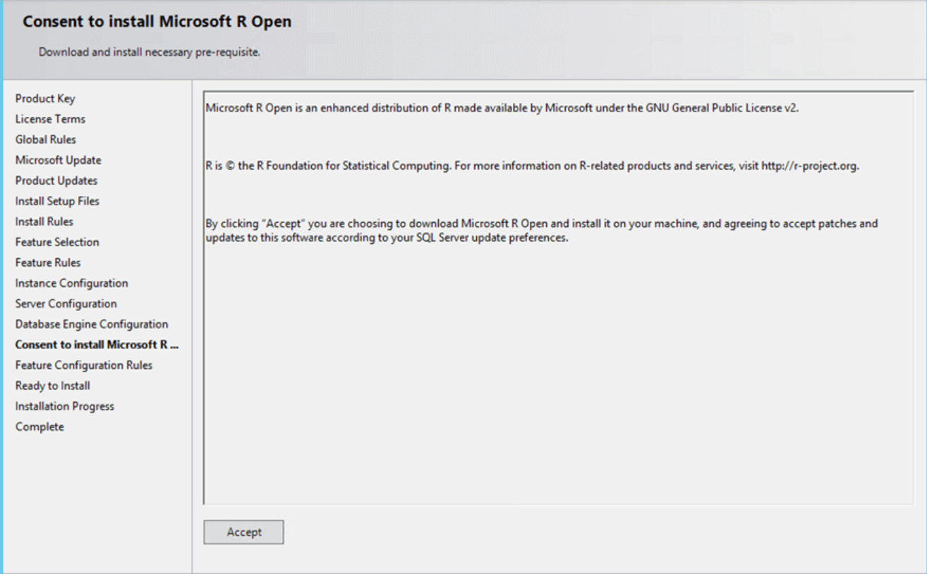 Setting up R Services in SQL Server 2017