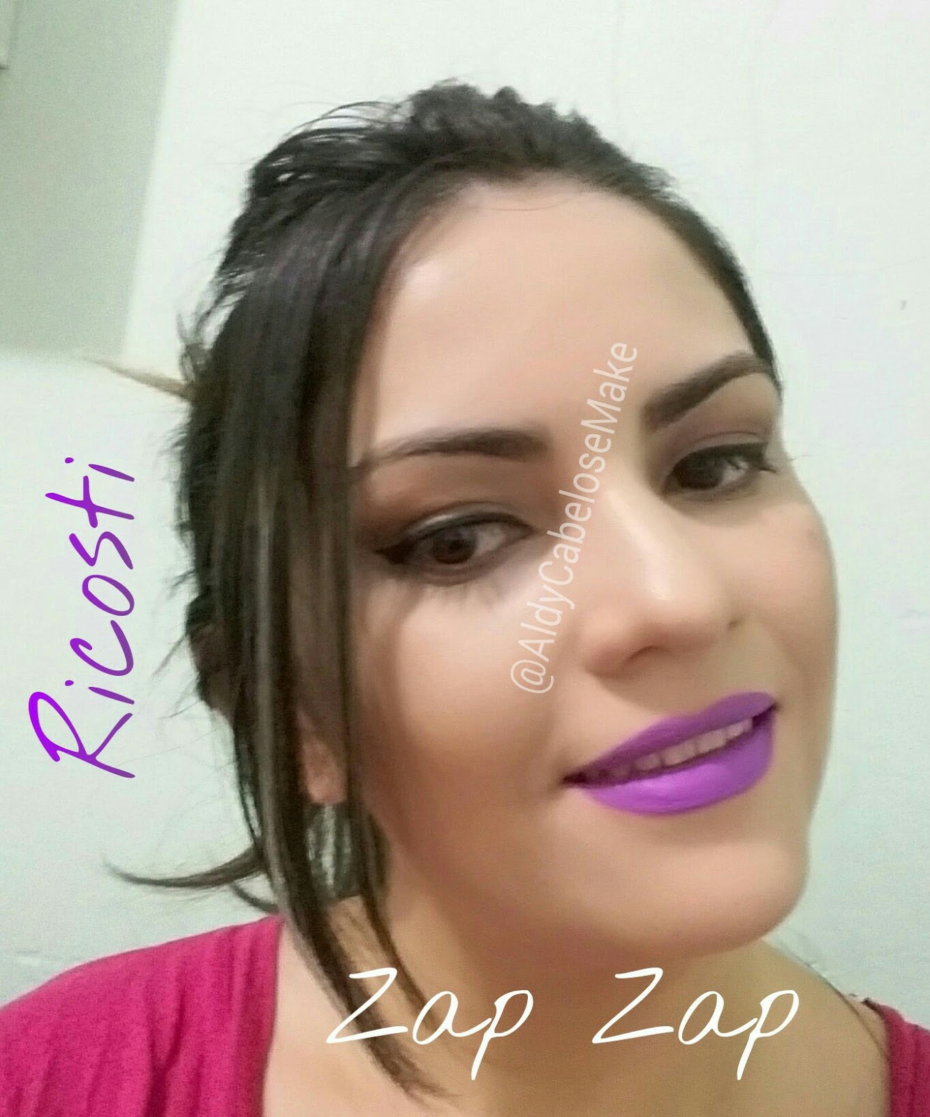 Aldy Cabelos e Make: Resenha: Batons Ricosti Matte Glam Mary Zap zap Viva Sweet Nude rosado Pop ...