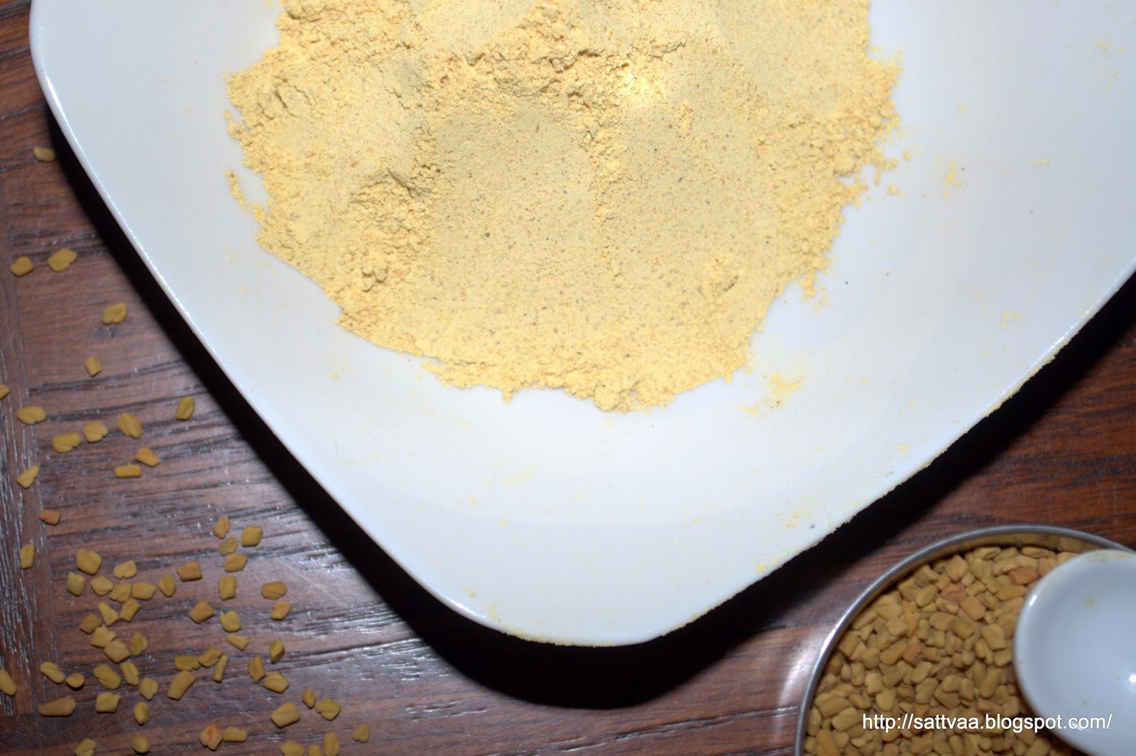 Sattvaa: Menthya Hittu (Fenugreek powder)- nothing bitter about this ...