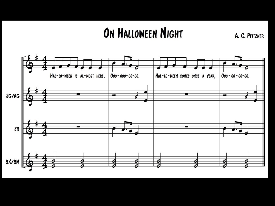 O For Tuna Orff: On Halloween Night