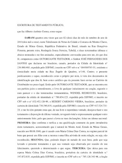 modelo de testamento particular - wood scribd braxin