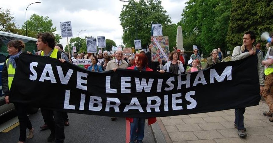 Save Lewisham Libraries: HUNDREDS MARCH to Save Lewisham Libraries