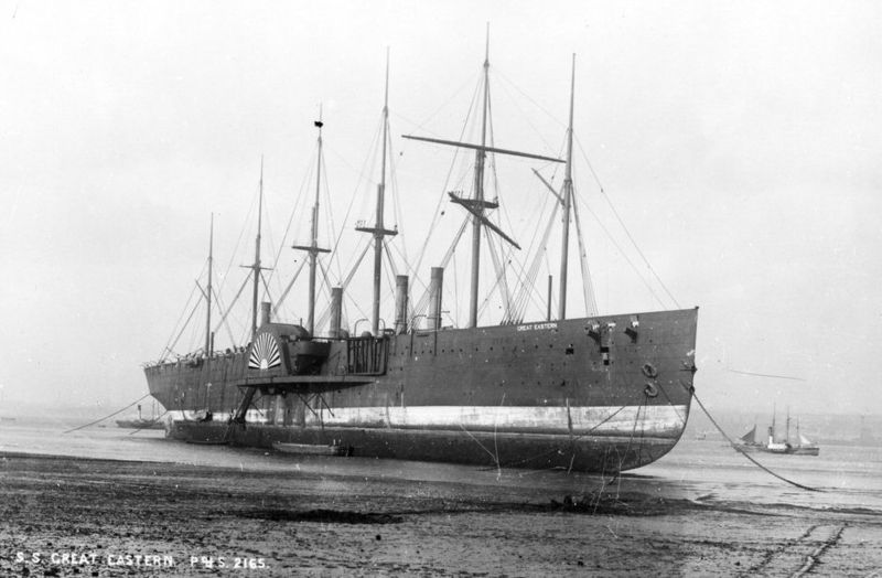 WARSHIPSRESEARCH: British paddle wheel steamer ss Great Eastern (1854-1890)