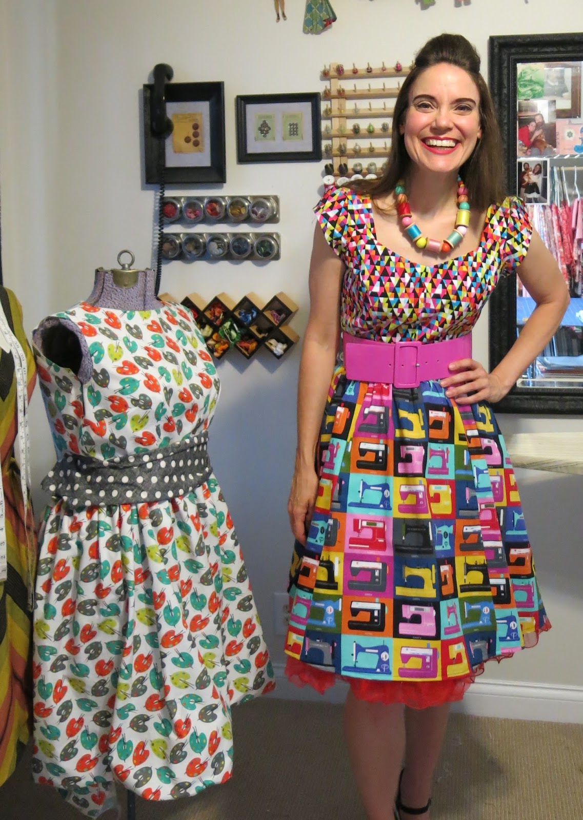 Cassie Stephens: DIY: A Dress and Necklace That'll Leave you in Stitches Cassie Stephens: DIY: A Dress and Necklace That'll Leave you in Stitches