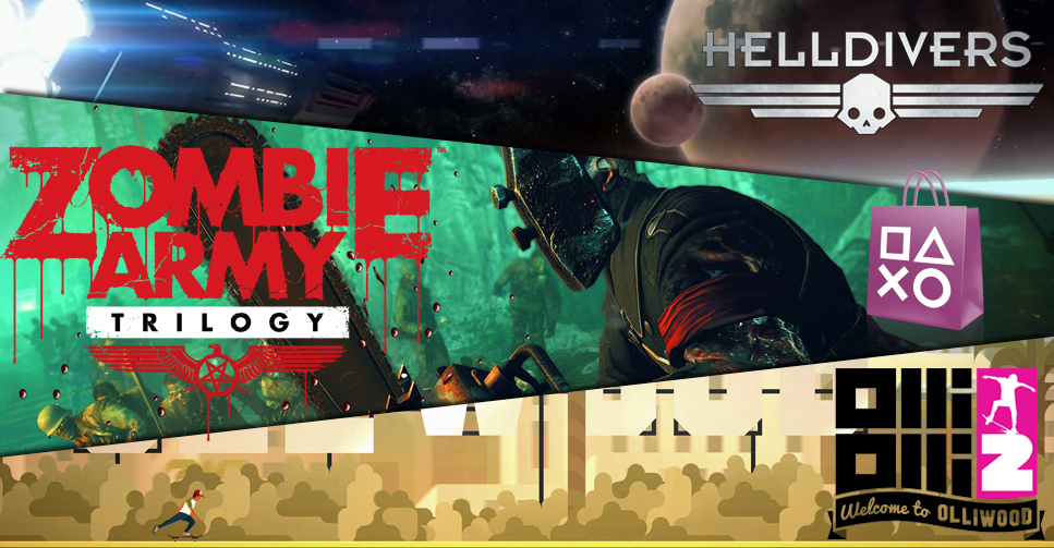 Atualização da PS Store: Helldivers, OlliOlli2, Zombie Army Trilogy e ...