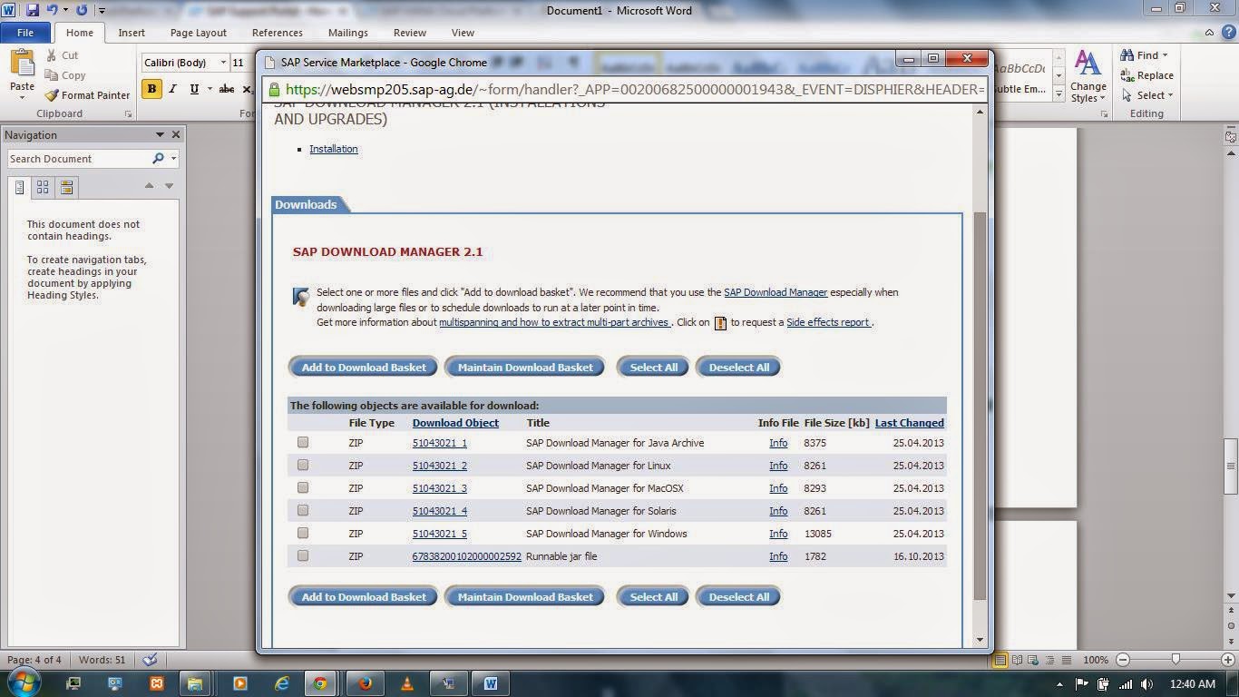 SAP HANA Technical Blogs: SAP Software Download Manager Configuration