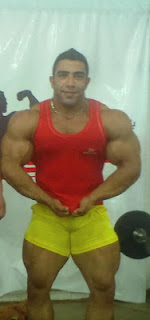 world bodybuilders pictures: iranian muscles builder ishaq ghavidel