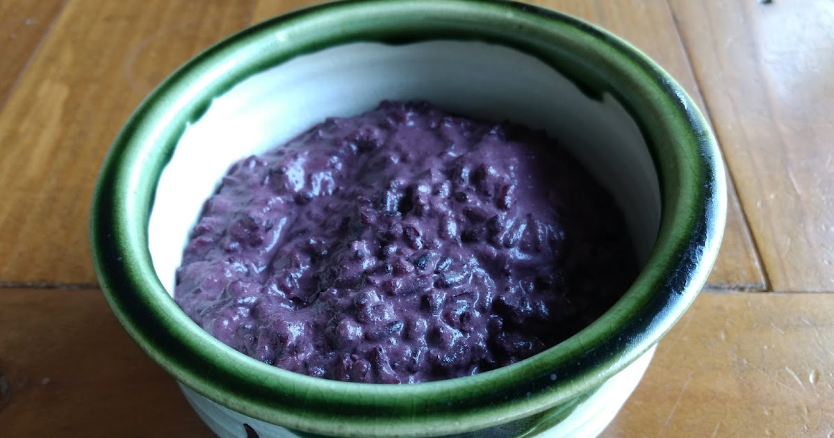 Karin's Recipes and Random Musings: Purple rice pudding