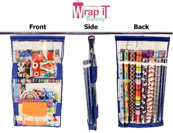 Organizing Gift Wrap {Wrappy Review & Giveaway!} | From Overwhelmed to ...