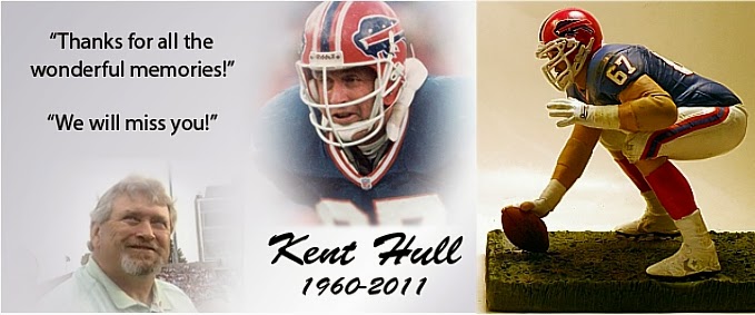 Sports Attic Customs: In Memory - Kent Hull Buffalo Bills
