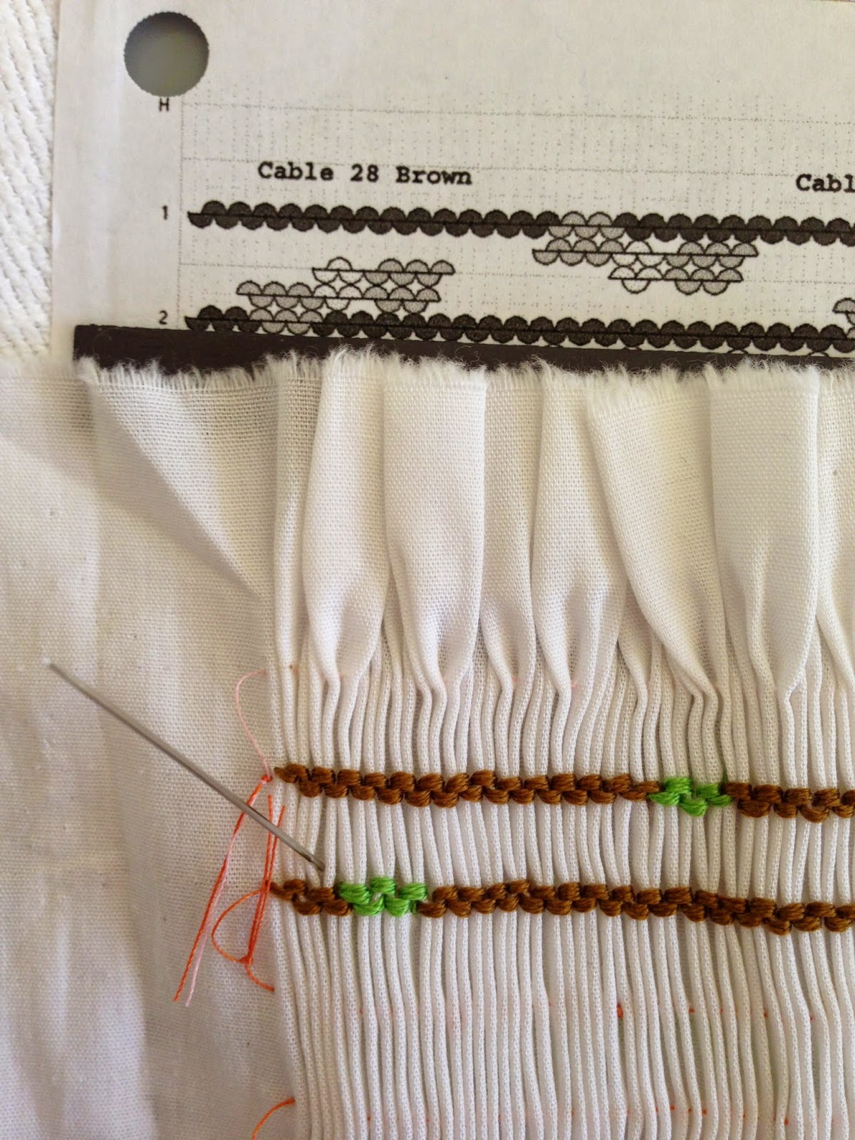 Ney Ney's Nest: Picture Smocking Tutorial-Part 2