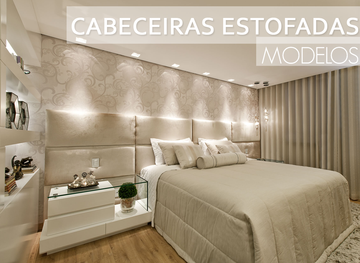 25 Cabeceiras estofadas em capitonê, placas, botonê – veja quartos com ...