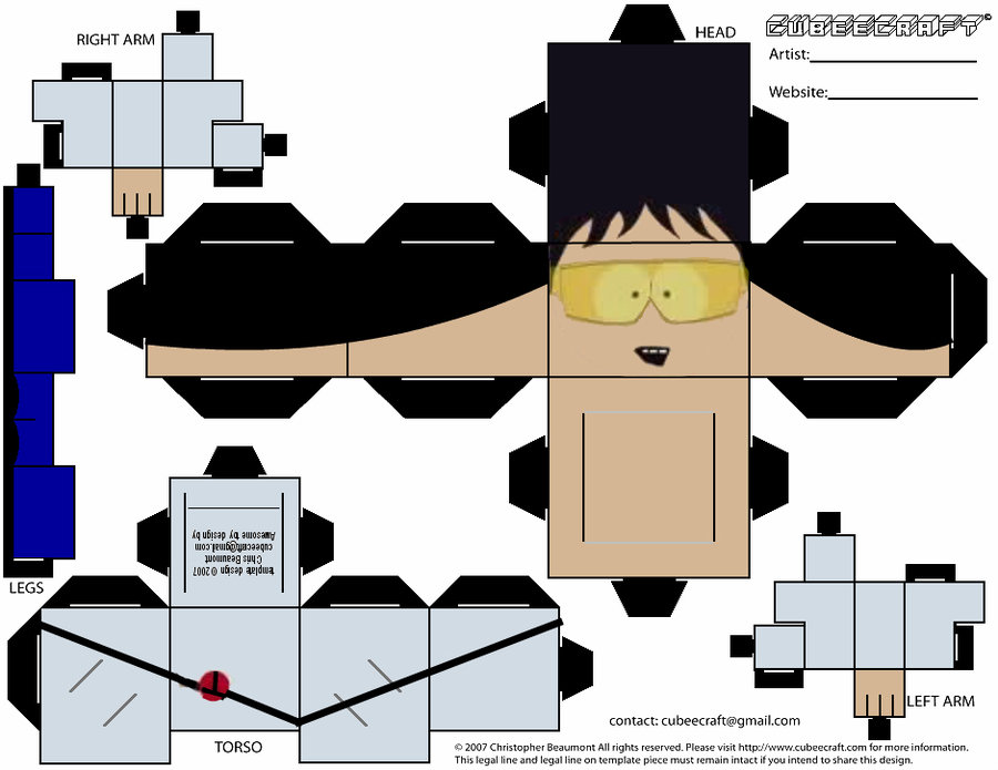 De cubeecraft y algo más: Cubeecraft South Park